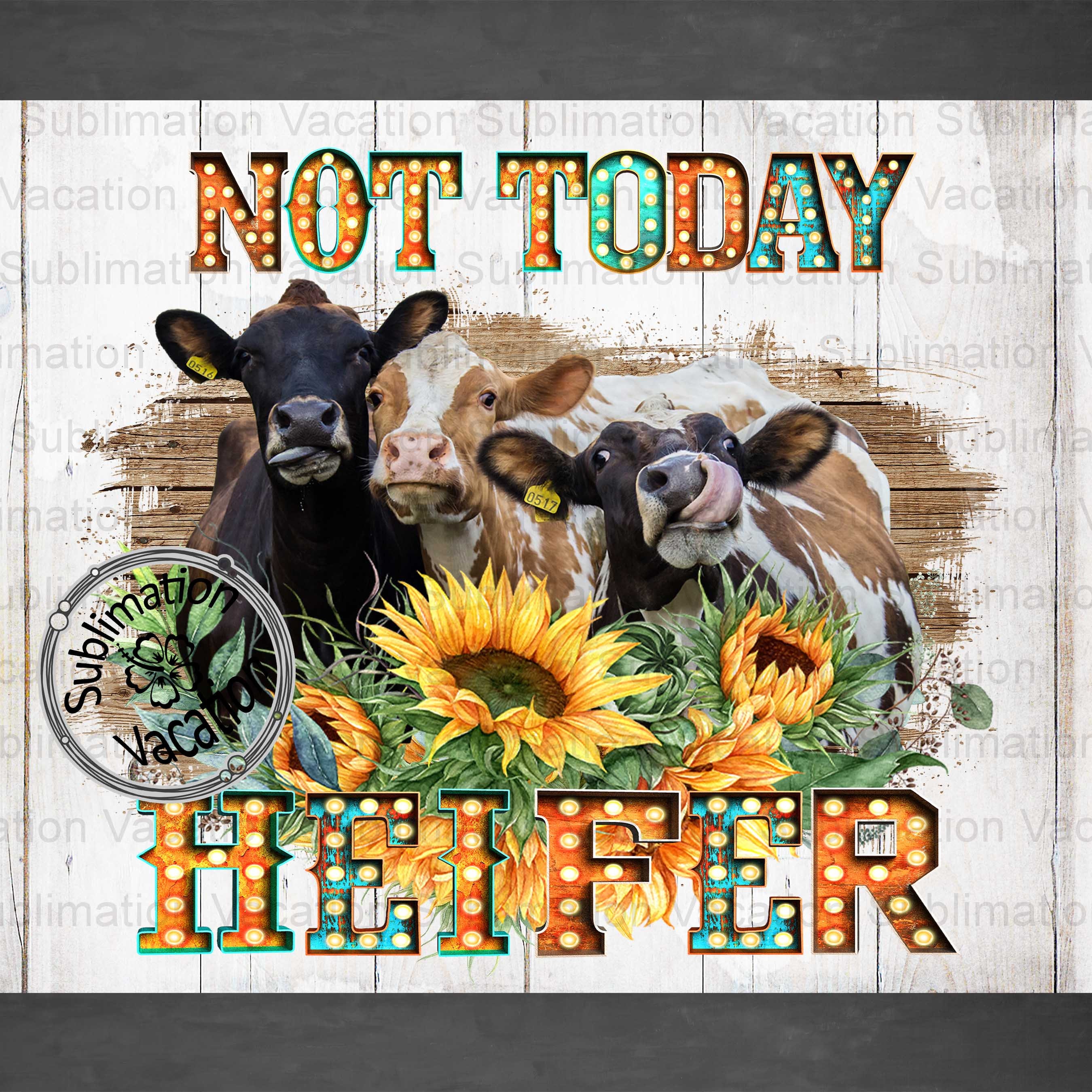 Not Today Heifer PNG Not Today Heifer Sublimation Download - Etsy