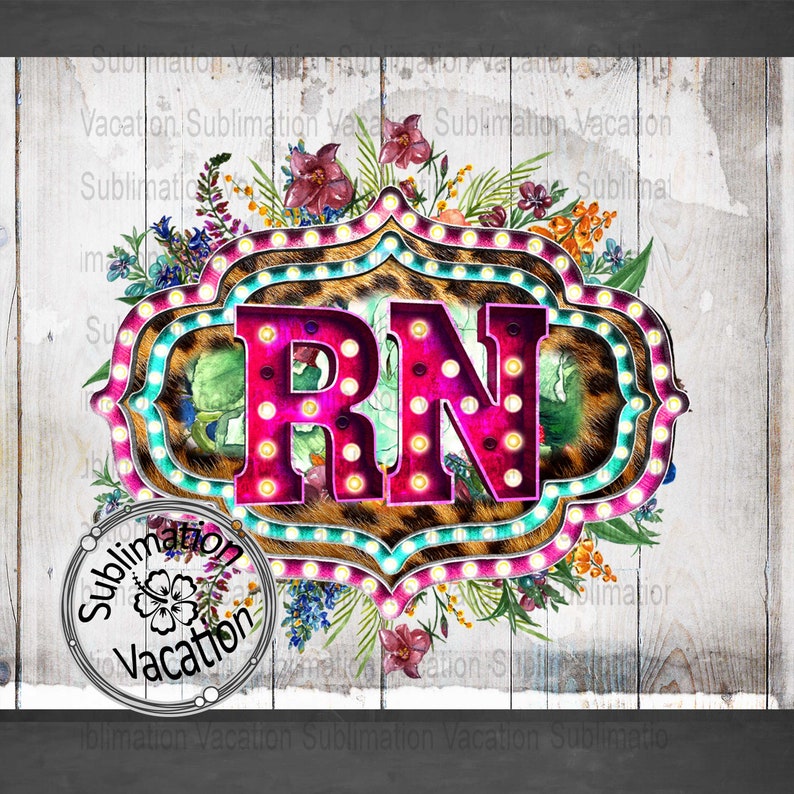 RN PNG RN Design Registered Nurse Design Nurse Download - Etsy