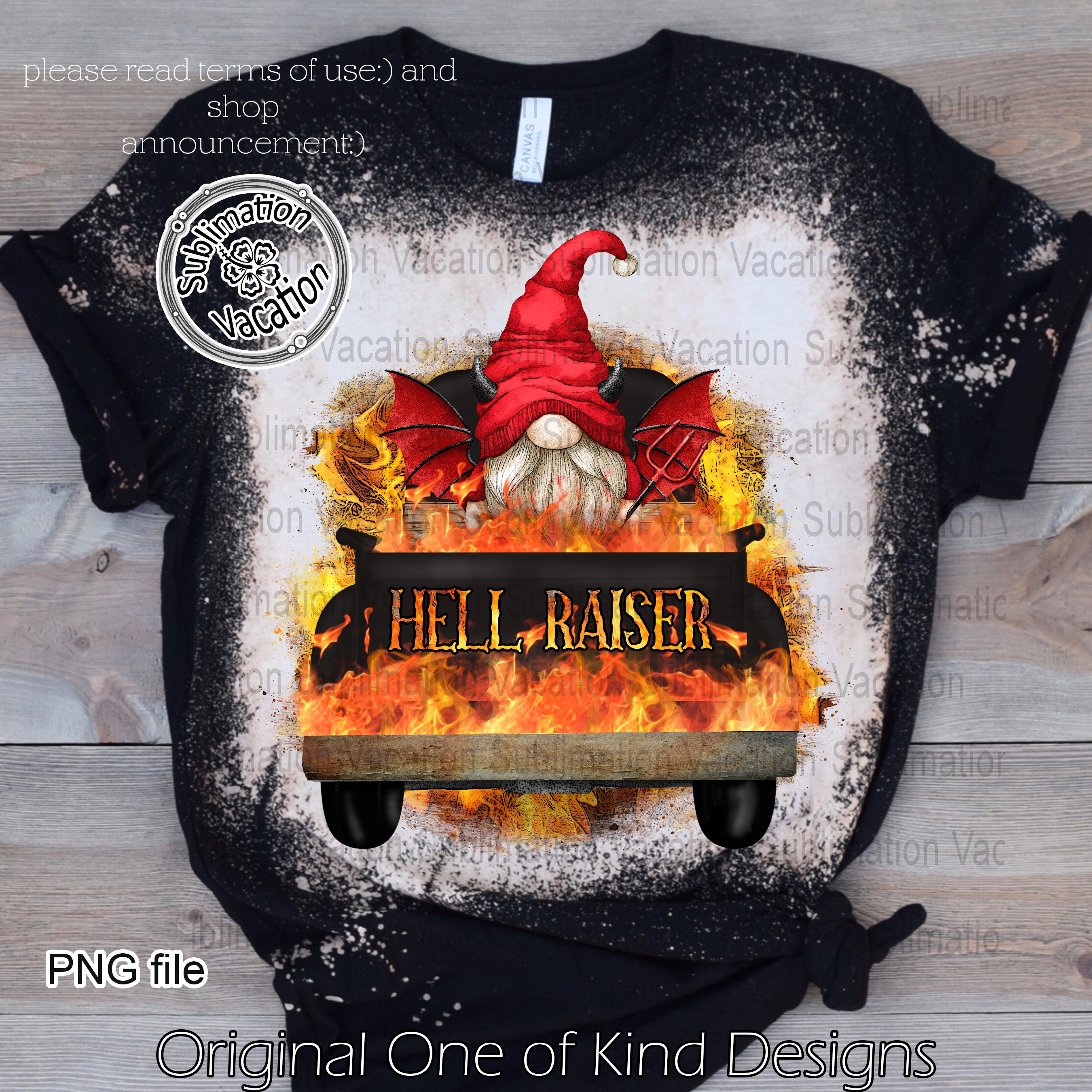 Halloween Gnome PNG Devil Gnome PNG Hell Raiser Gnome PNG - Etsy