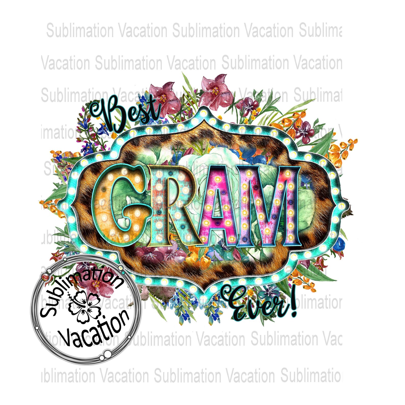 Grammy PNG Grandma PNG Best Gram Ever PNG Sublimation - Etsy