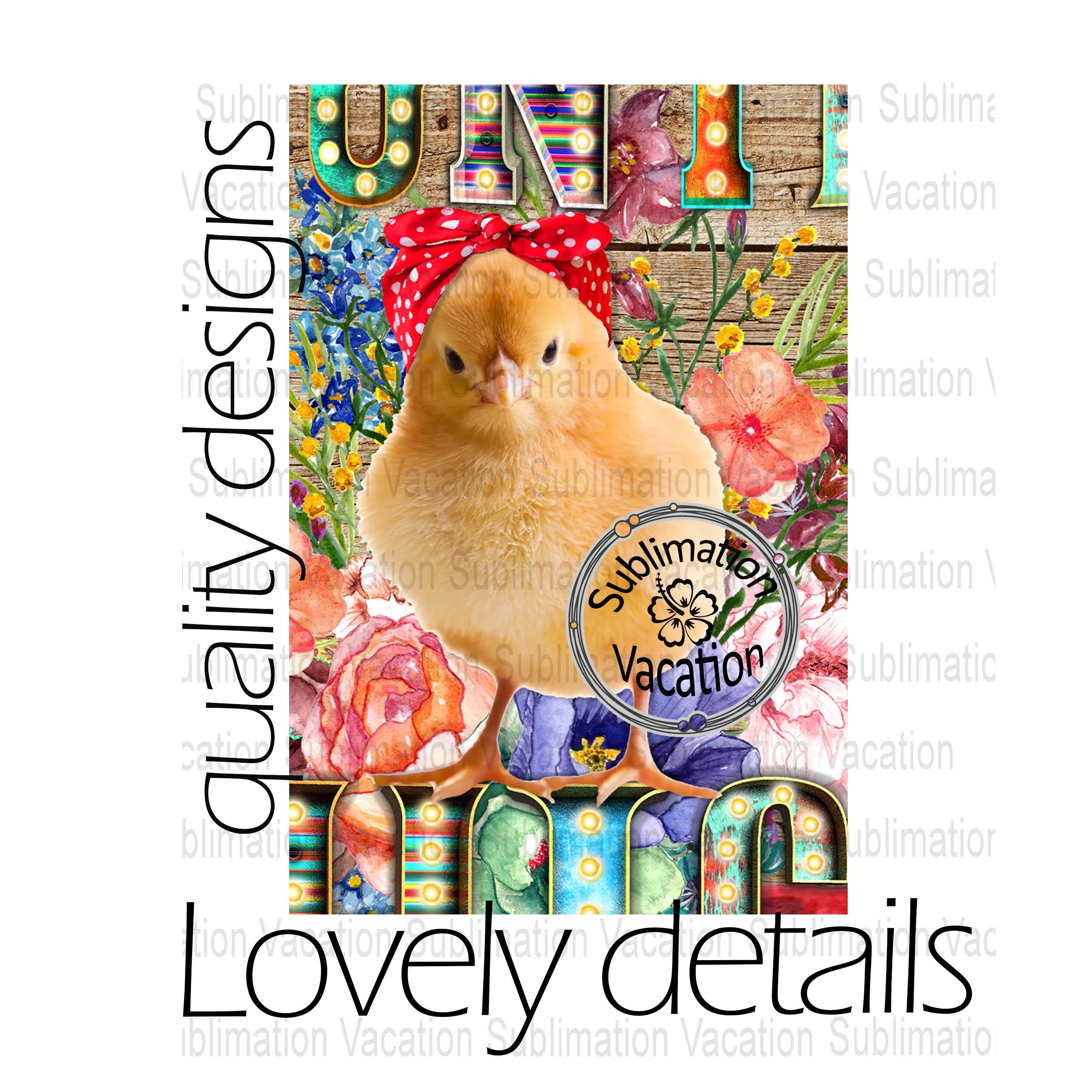 Country Chick, Sublimation Download, Vintage Farm Design, Easter Design ...