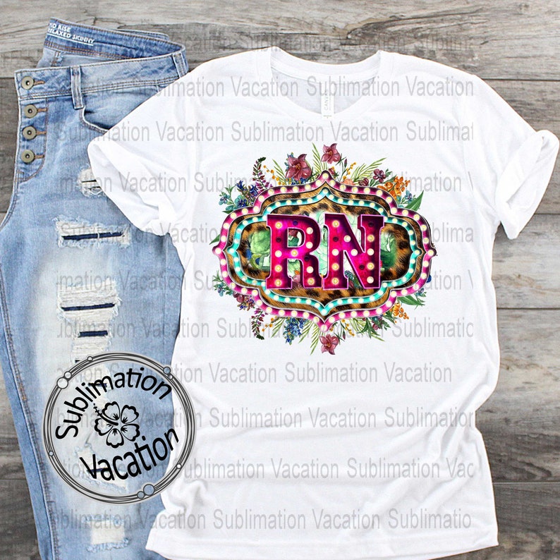 RN PNG RN Design Registered Nurse Design Nurse Download - Etsy