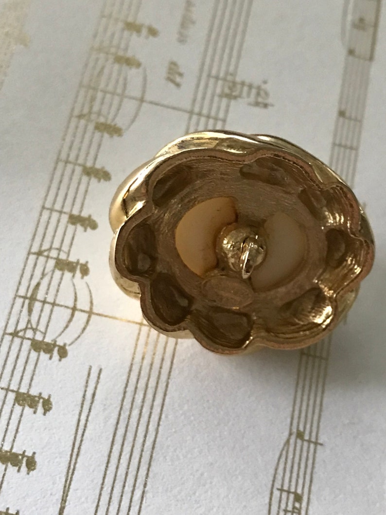 Ivory Color Cabochon Lamode Button - Etsy