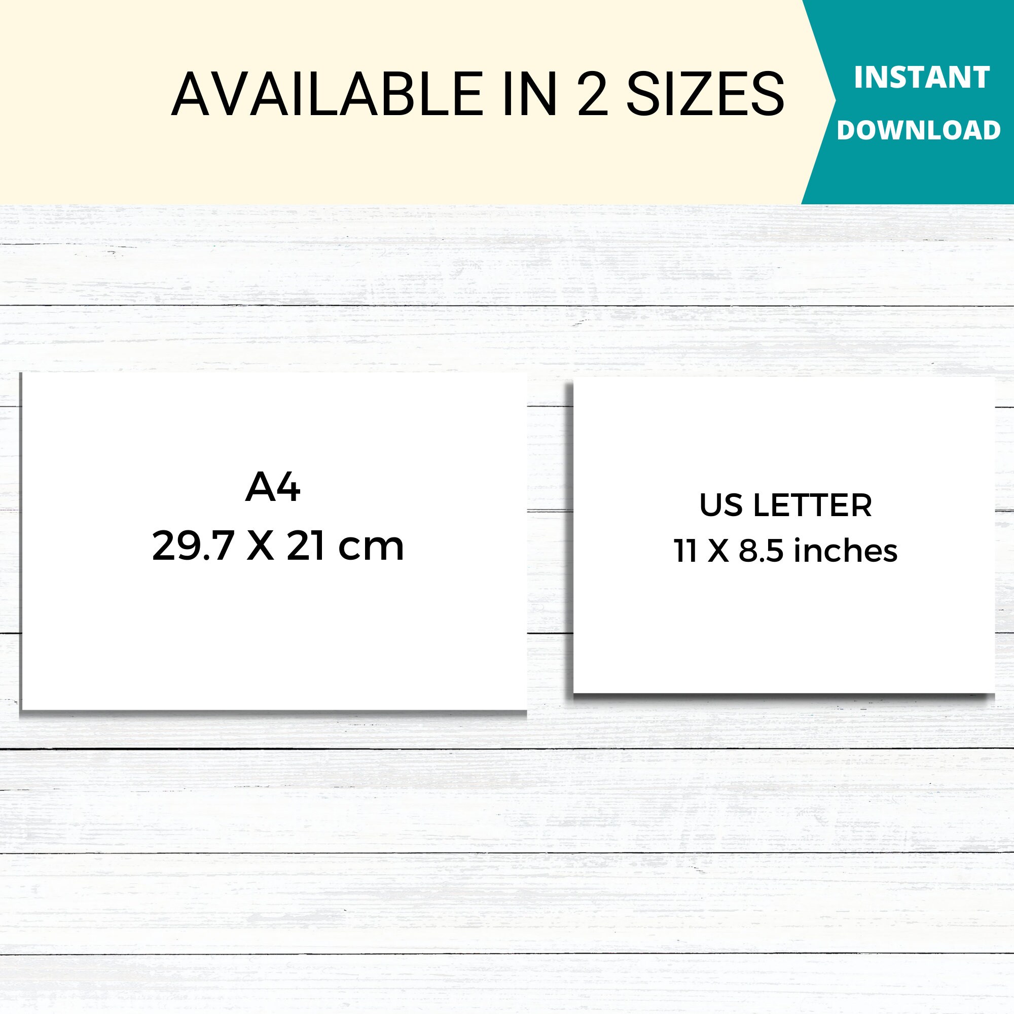 Undated Monthly Calendar Printable Calendar 12 Months - Etsy