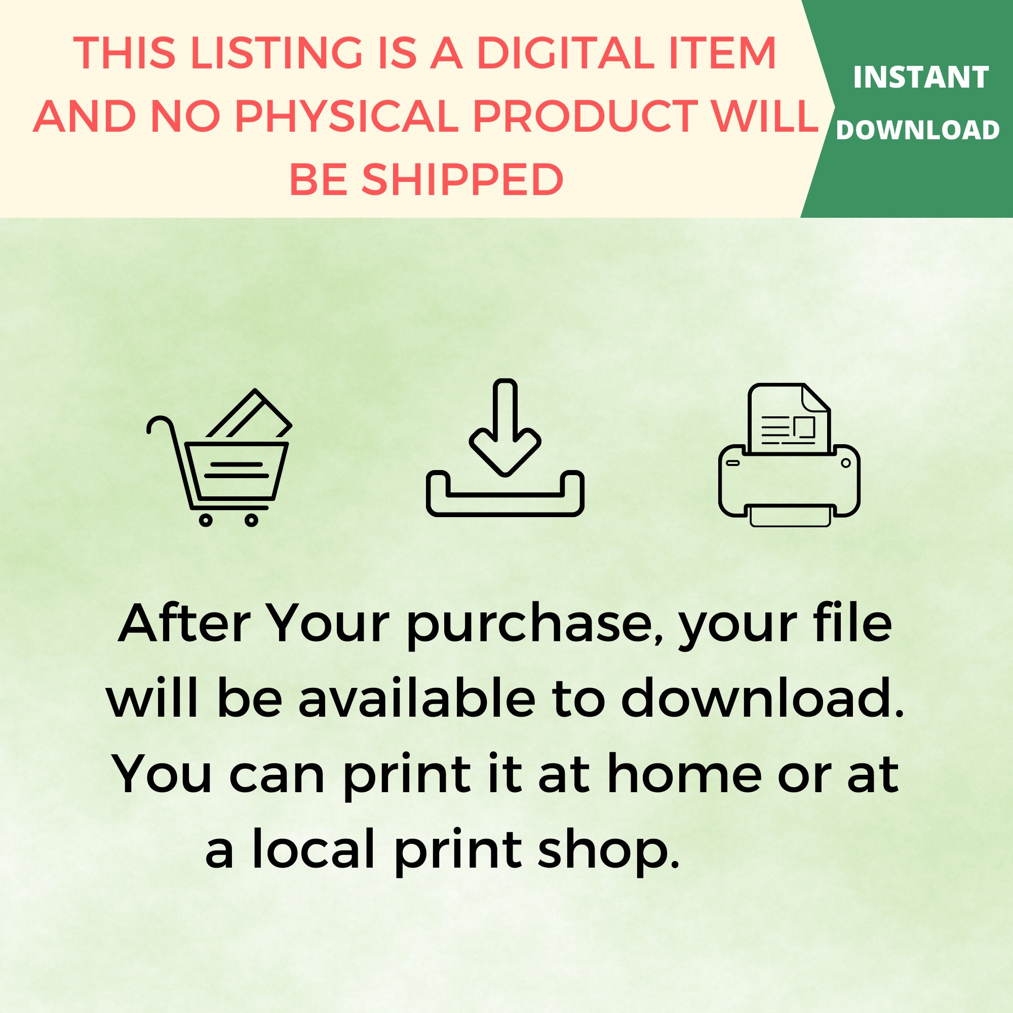 Undated Monthly Calendar Printable Calendar 12 Months - Etsy