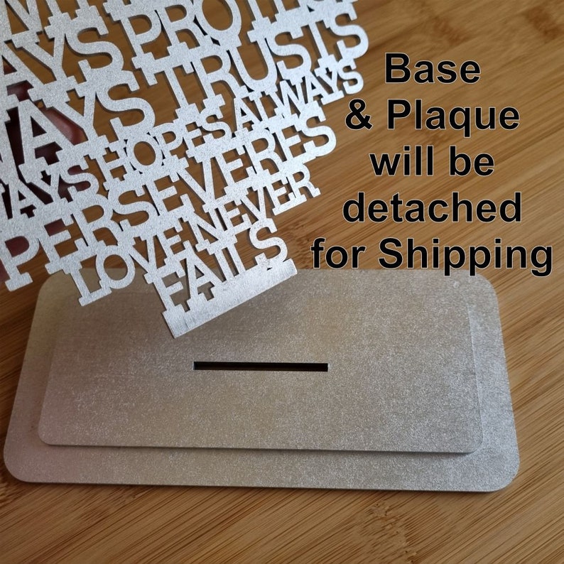 Love is Patient Heart Plaque: Christian Home Decor - Etsy Australia