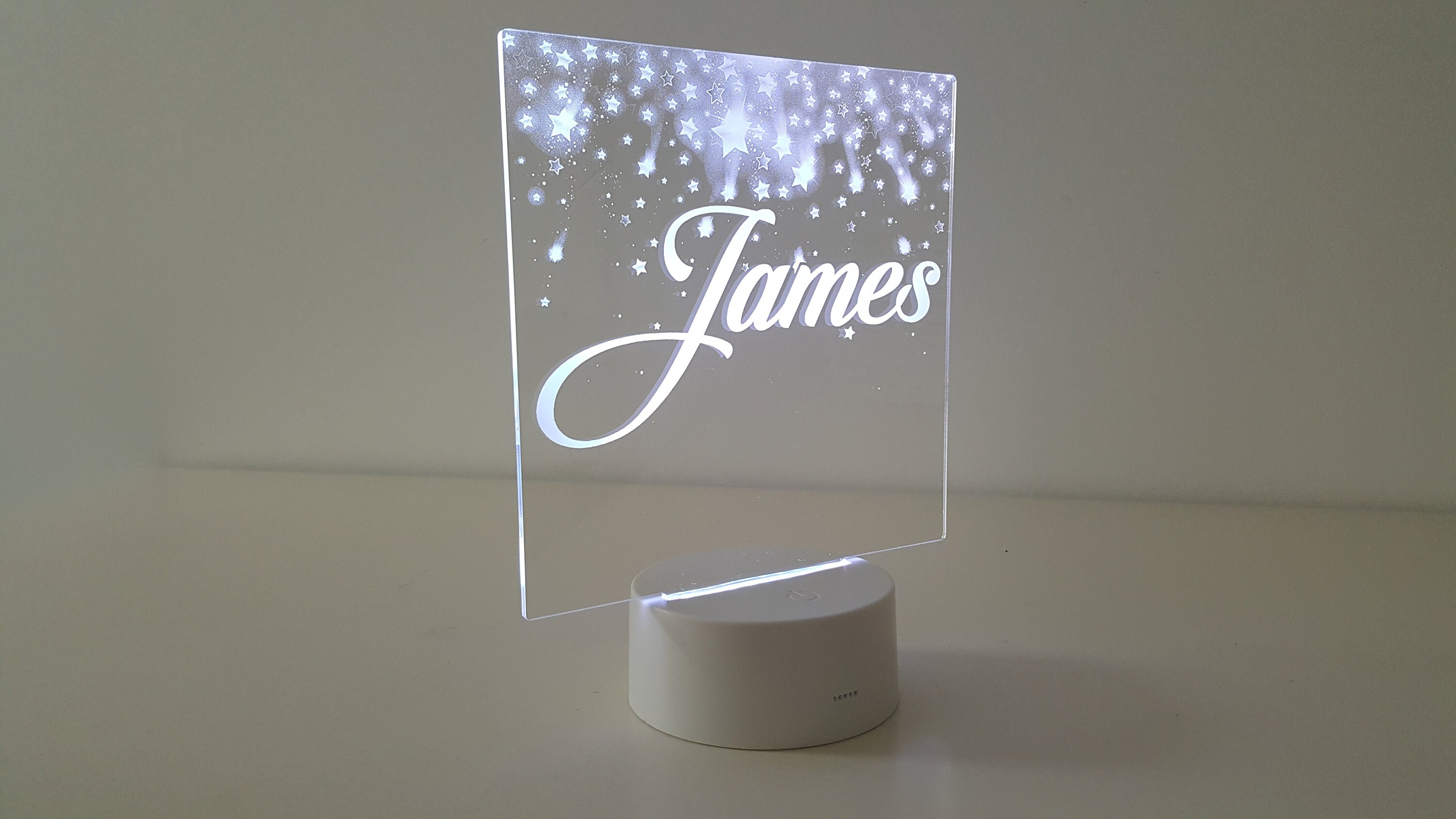 Customized Light up Acrylic Name Lamp. with optional Extra | Etsy