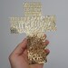 The Lords Prayer Our Father Cross / Crucifix Laser Cut Acrylic Gold ...