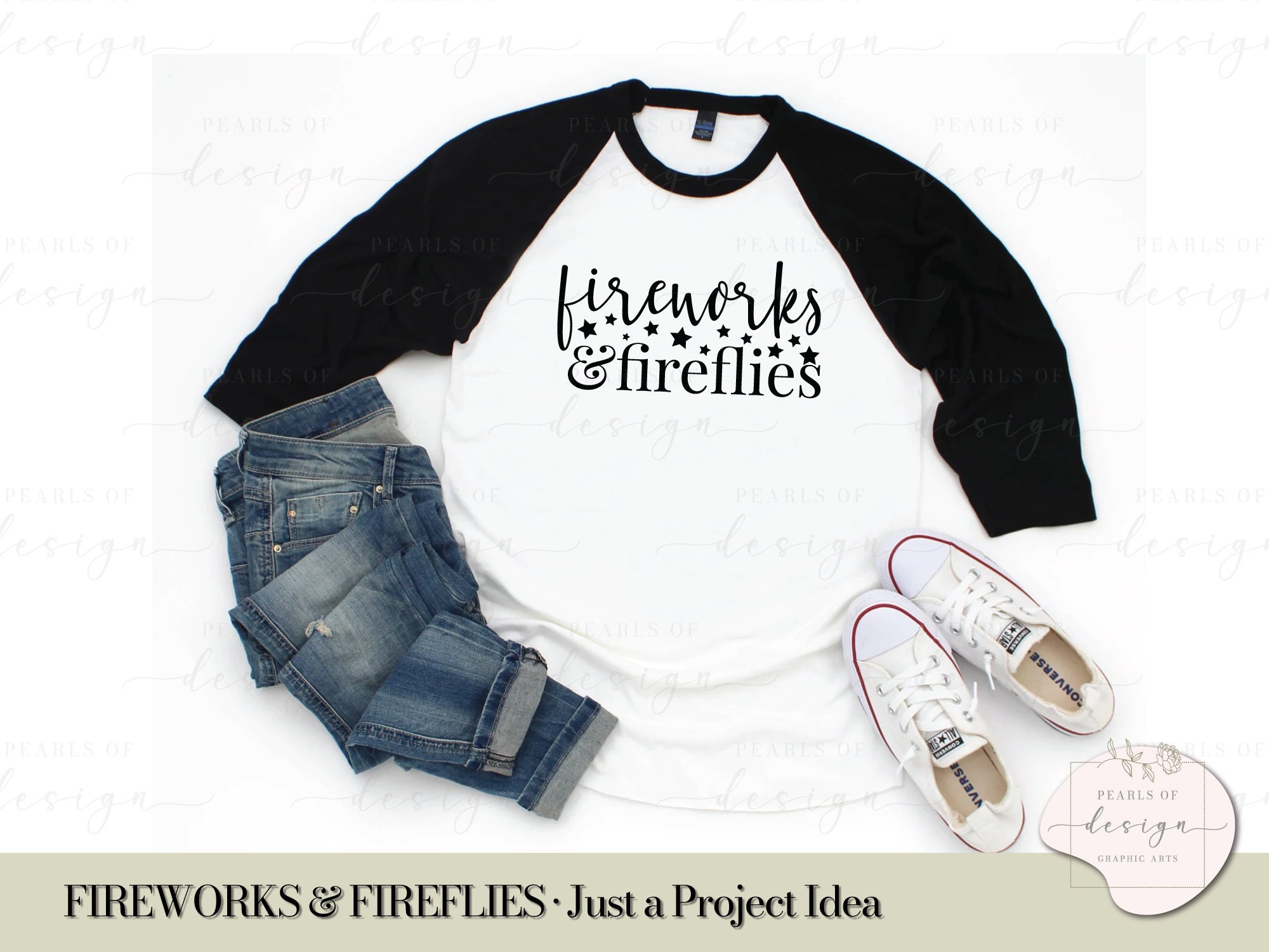 Fireworks & Fireflies Fireworks SVG Fireflies SVG 4th of - Etsy