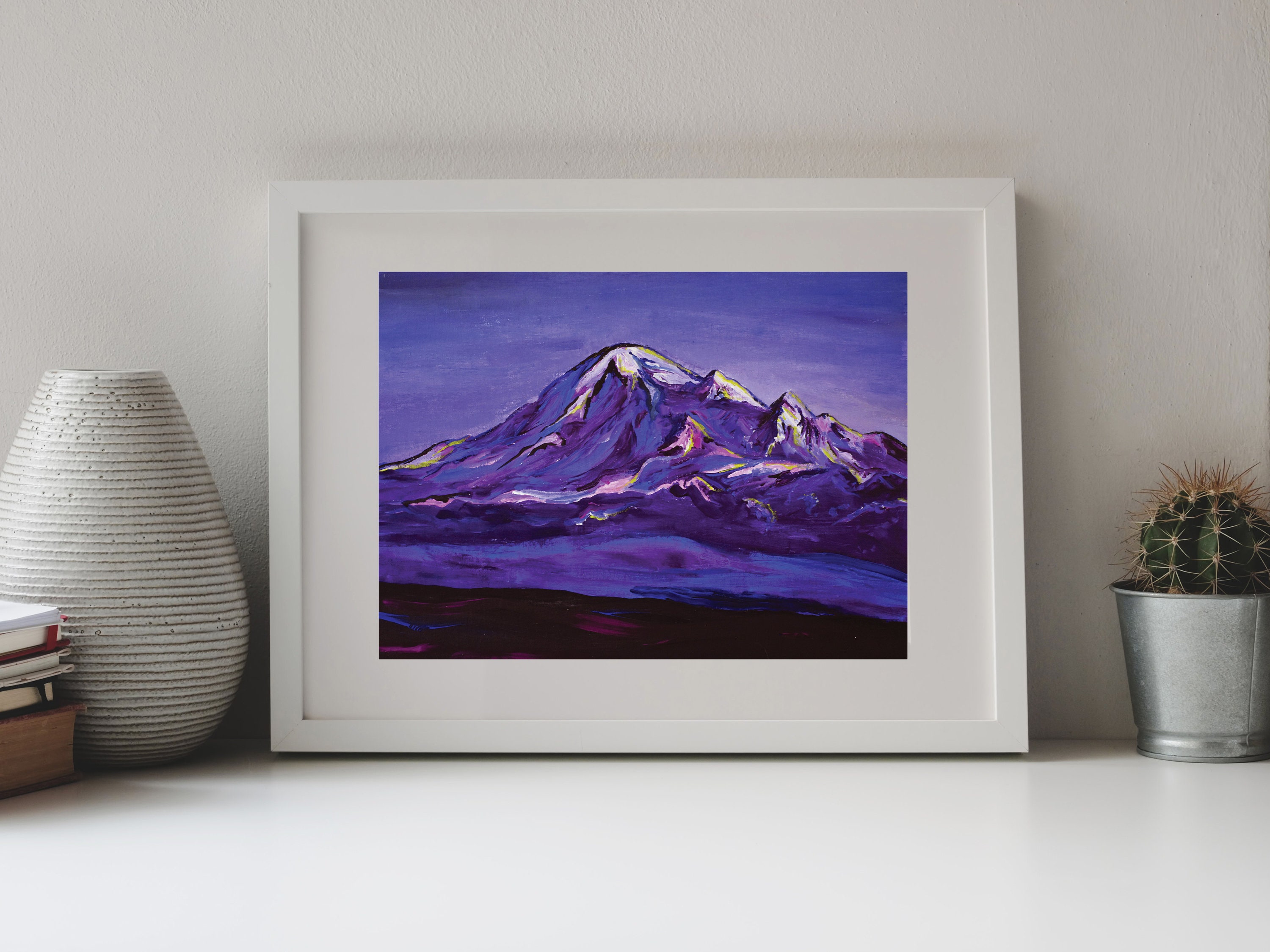 Mount Baker: Digital Download, Washington Art - Etsy