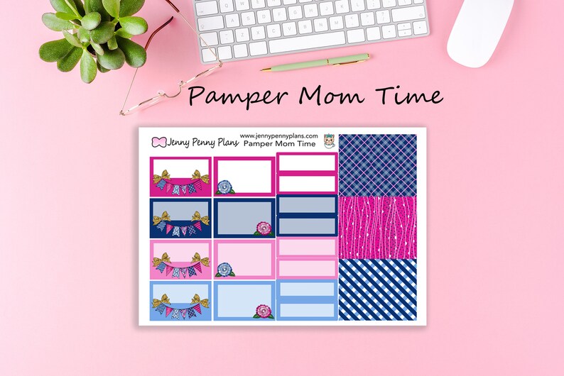 Pampered Mom Stickers on Premium Matte - Etsy UK