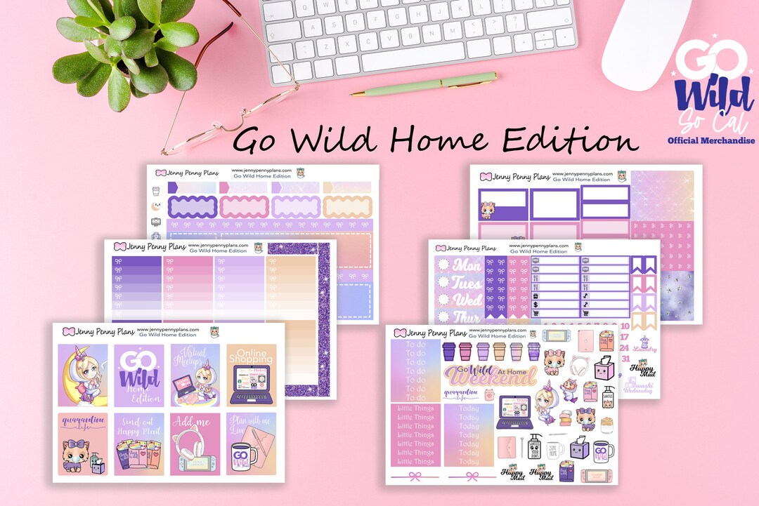 Go Wild Home Edition Sticker Kit, Go Wild Official Merch, to the Moon ...