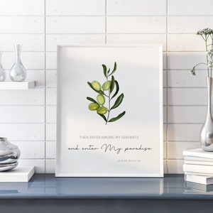 Islamic Wall Art Set of 8 | Quran Verse Minimalist Design ...