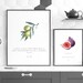 Islamic Wall Art | Set of 5 Watercolor Fruits in the Quran With the ...