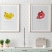 Islamic Wall Art | Set of 5 Watercolor Fruits in the Quran With the ...