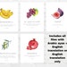 Islamic Wall Art | Set of 5 Watercolor Fruits in the Quran With the ...