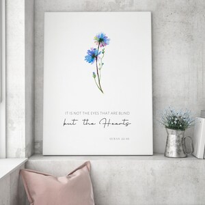 Islamic Wall Art Set of 8 | Quran Verse Minimalist Design ...