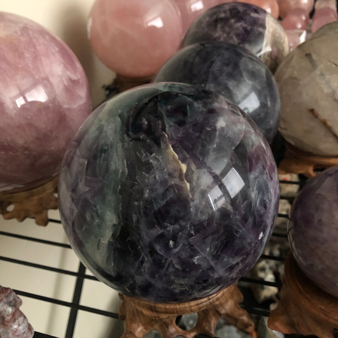 Large Crystal Ball - Etsy