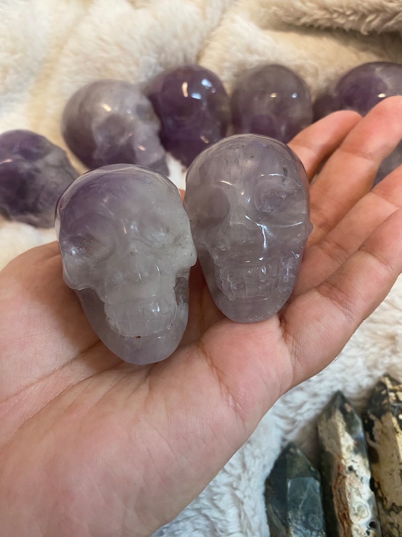 Amethyst Skull - Etsy