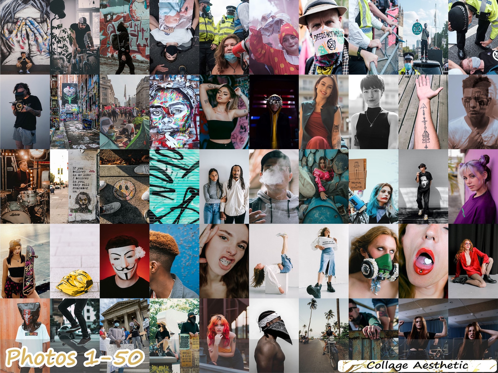 Cringe Aesthetic Wall Collage Kit 150 PCS Boujee Room | Etsy