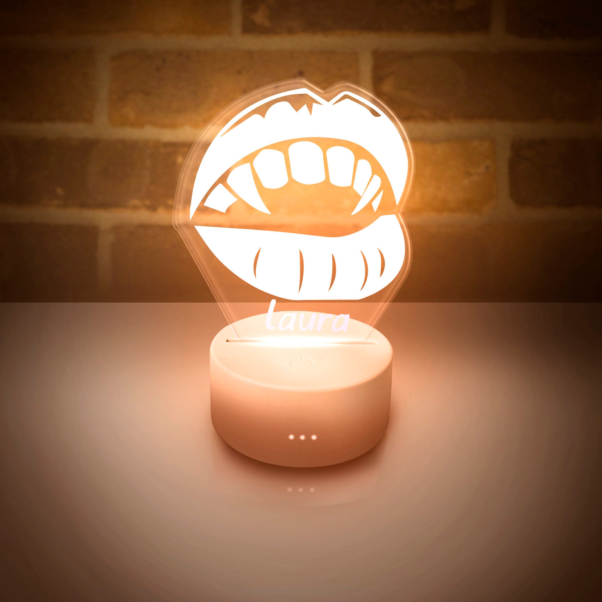 Vampire Night Light Personalized LED Night Lamp for Kids | Etsy