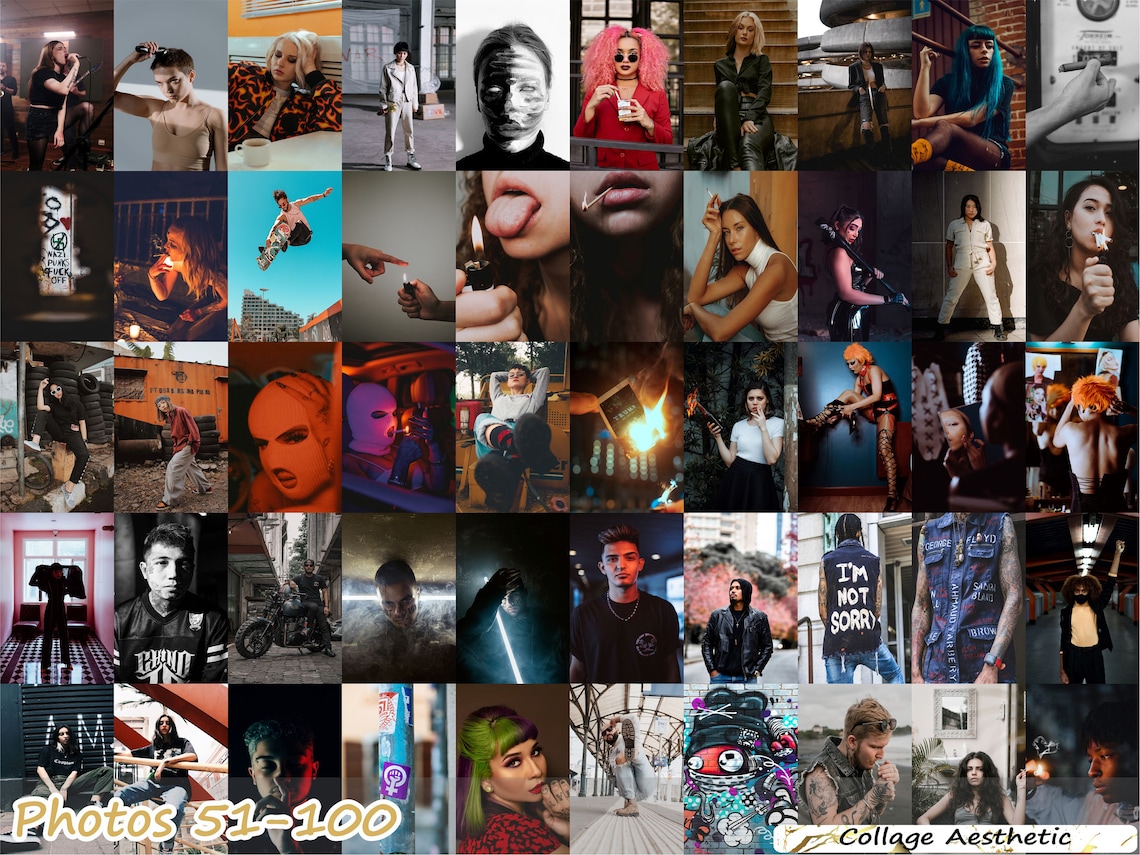 Cringe Aesthetic Wall Collage Kit 150 PCS Boujee Room | Etsy