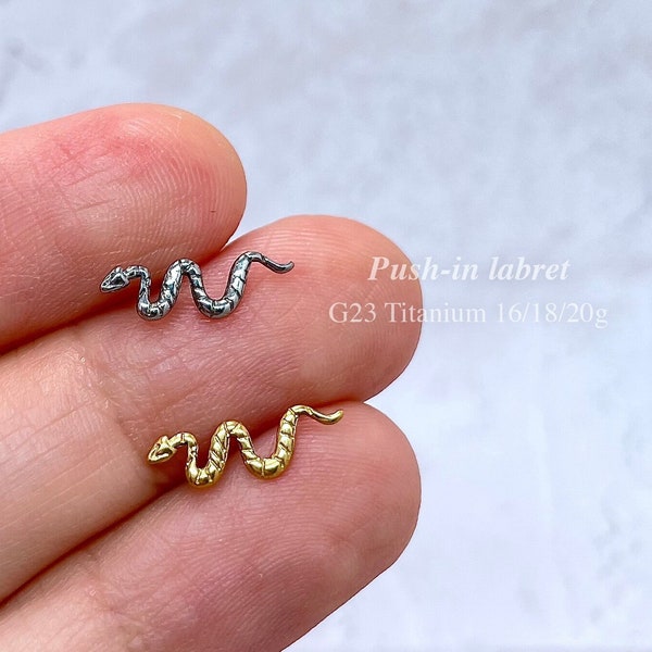 Snake Stud Earrings - Etsy