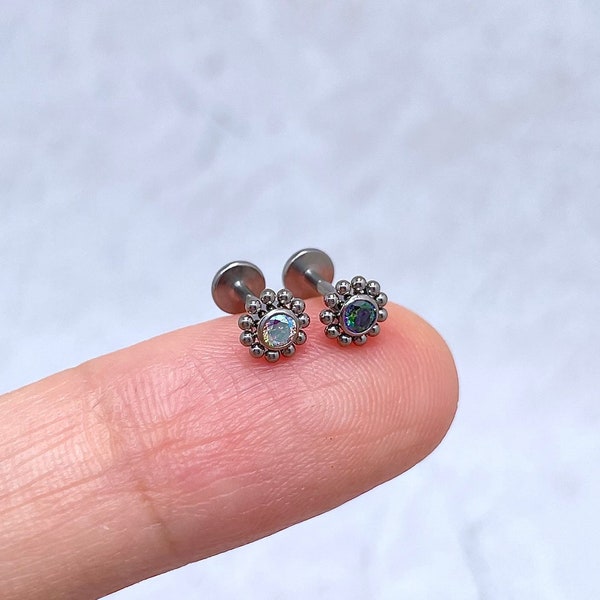 Flat Back Earring - Etsy