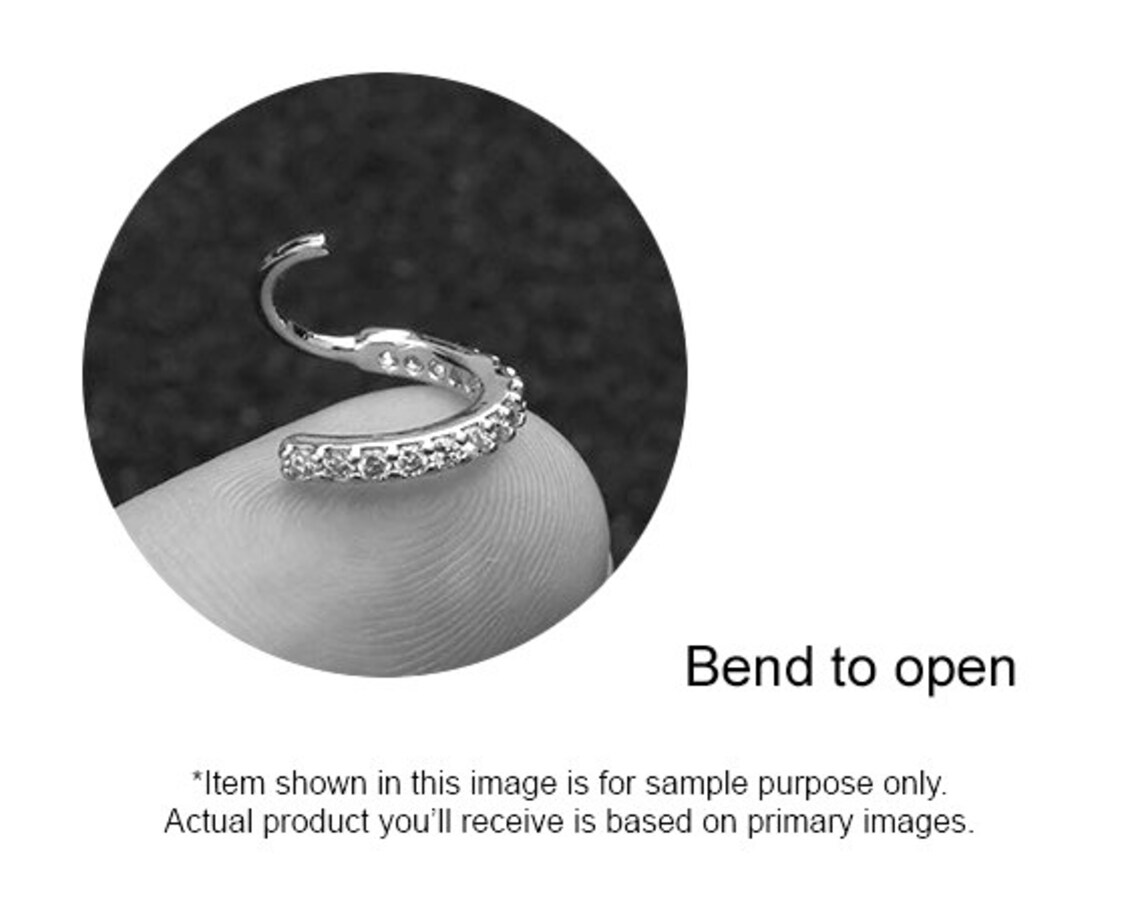 16G Hoop Braided Hoop Earrings Cartilage Hoop Bendable - Etsy