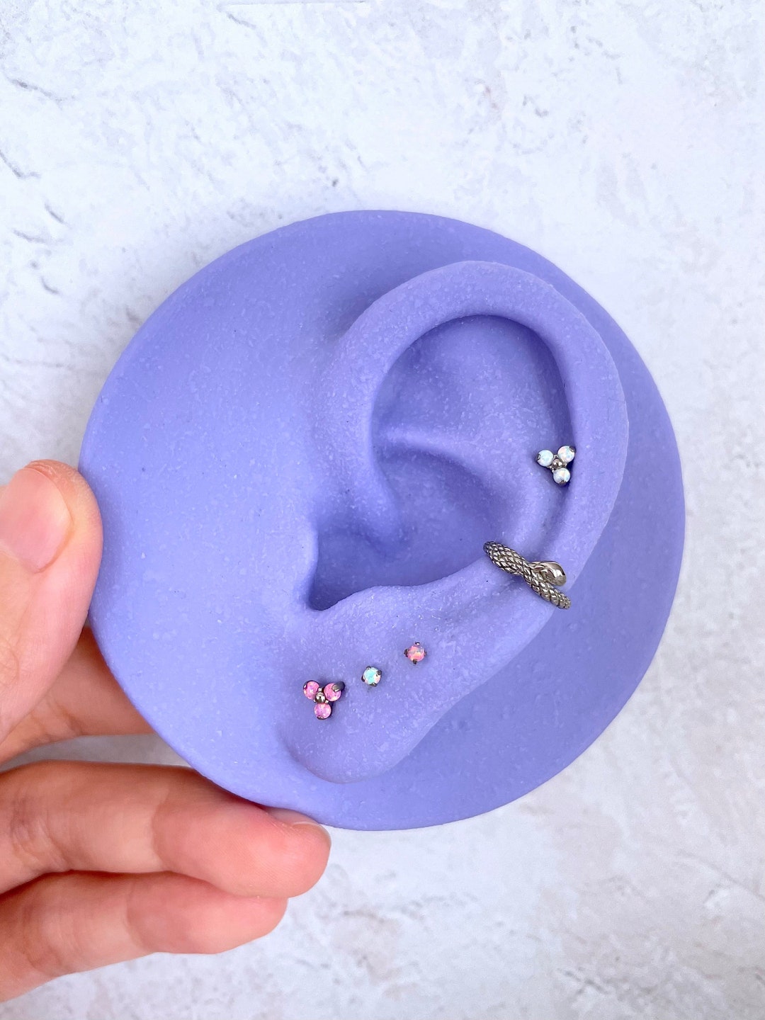 16g Dainty Snake Conch Hoop, Conch Earring, Conch Ring Clicker, 316L ...