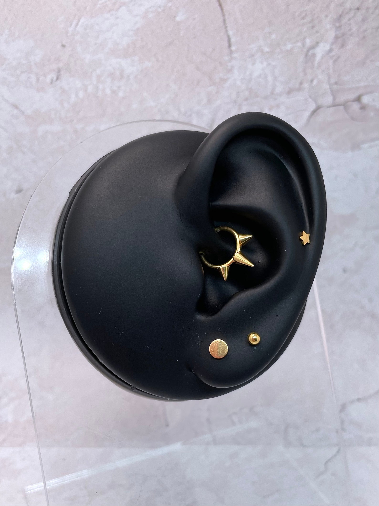 16g Implant Grade Titanium Spiked Daith Hoop Daith Earring - Etsy