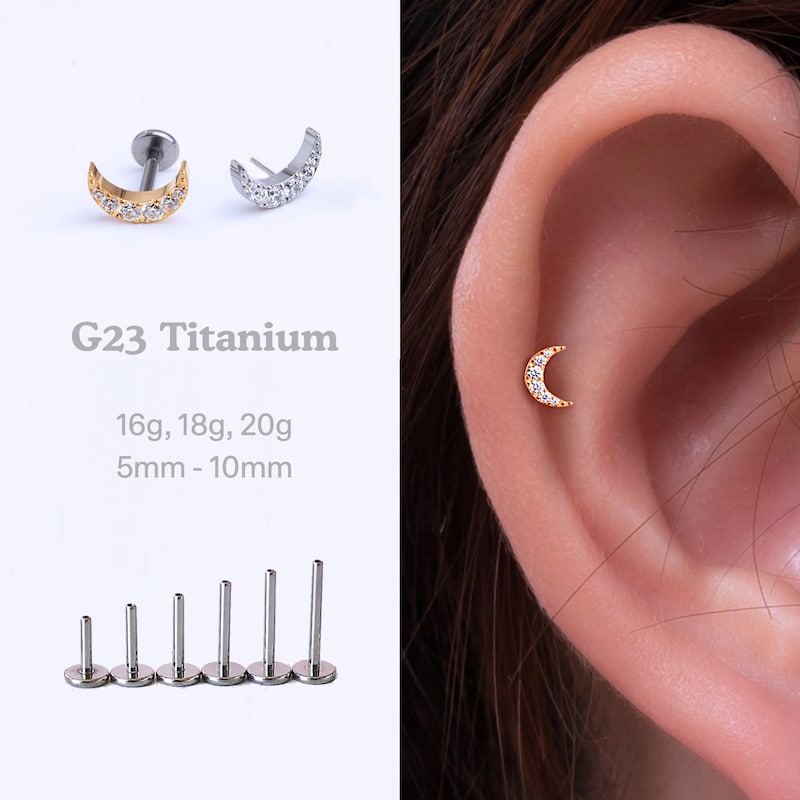 Crescent Bronze Earrings - Etsy