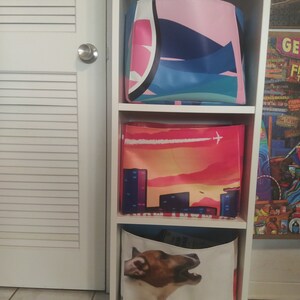 Customize Your Shelving With Organizer Boxes Hand Made From Vinyl ...