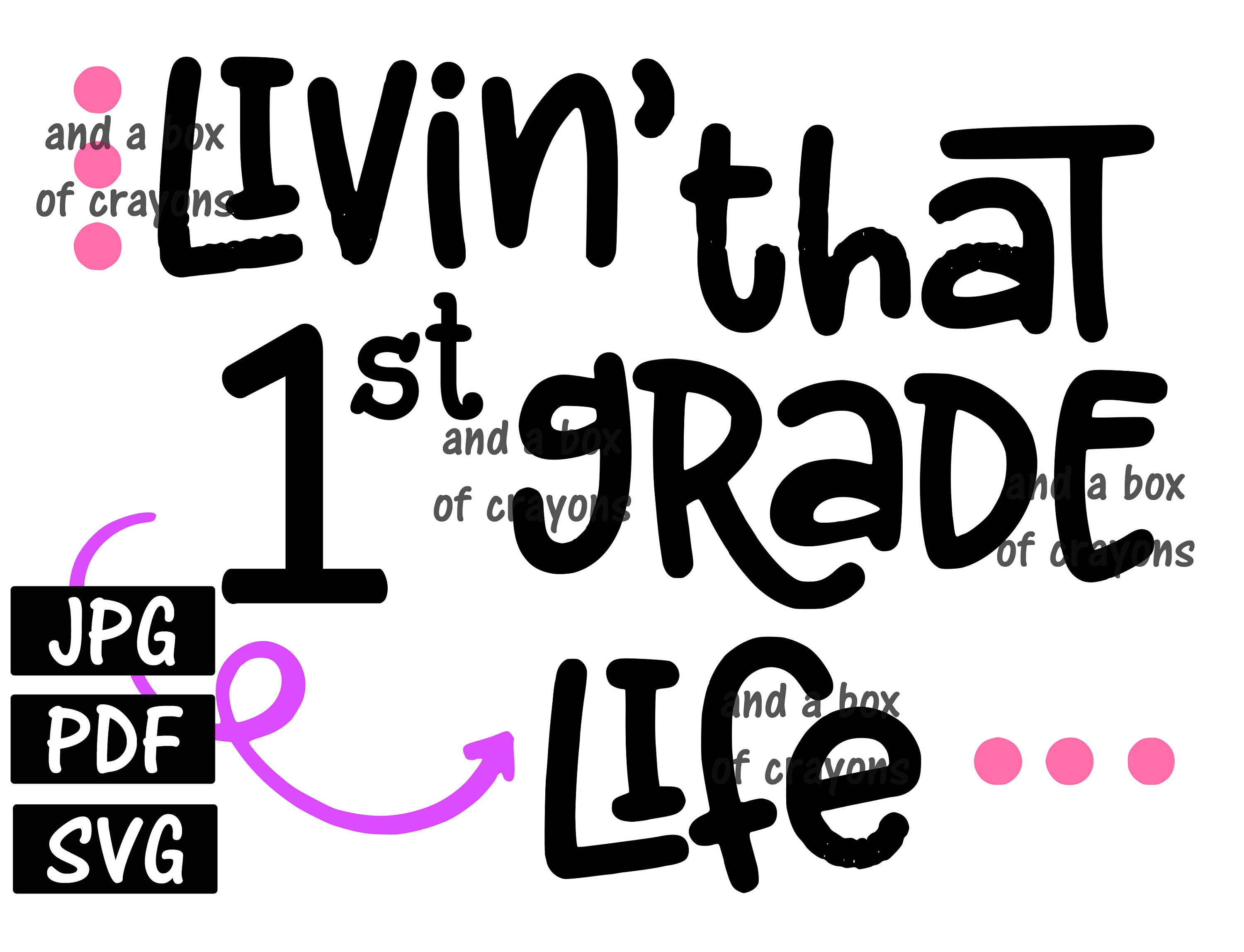 Teacher Shirt 1st Grade SVG First Grade Svg 1st Grade - Etsy