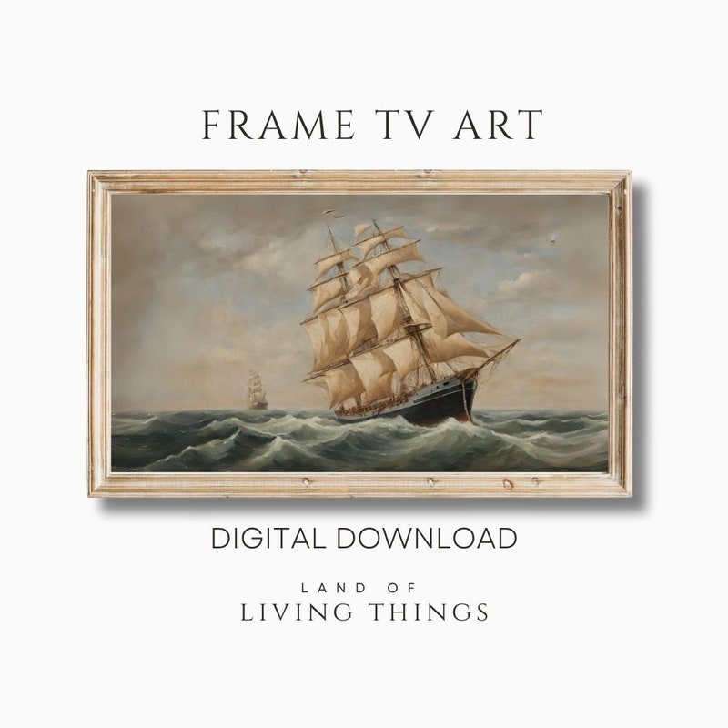 Sail Boat Canvas Painting - Etsy