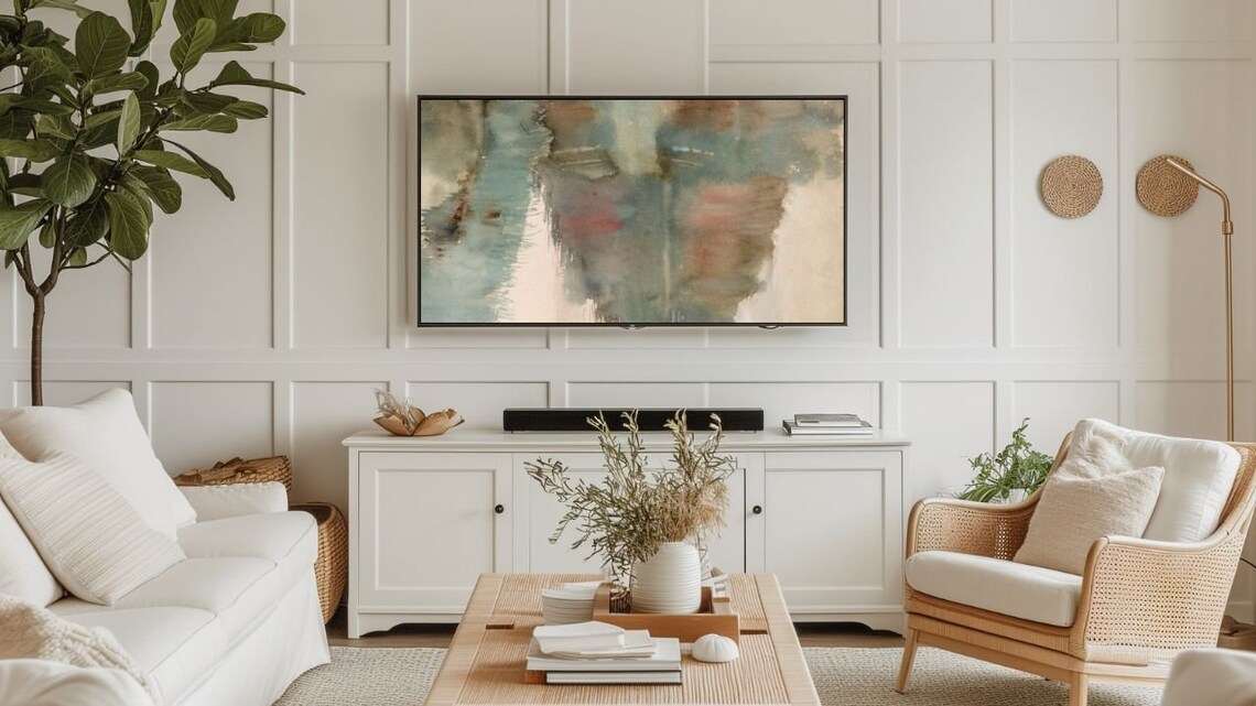Abstract TV Art Painting | Abstract Art for Frame TV | Digital Download ...