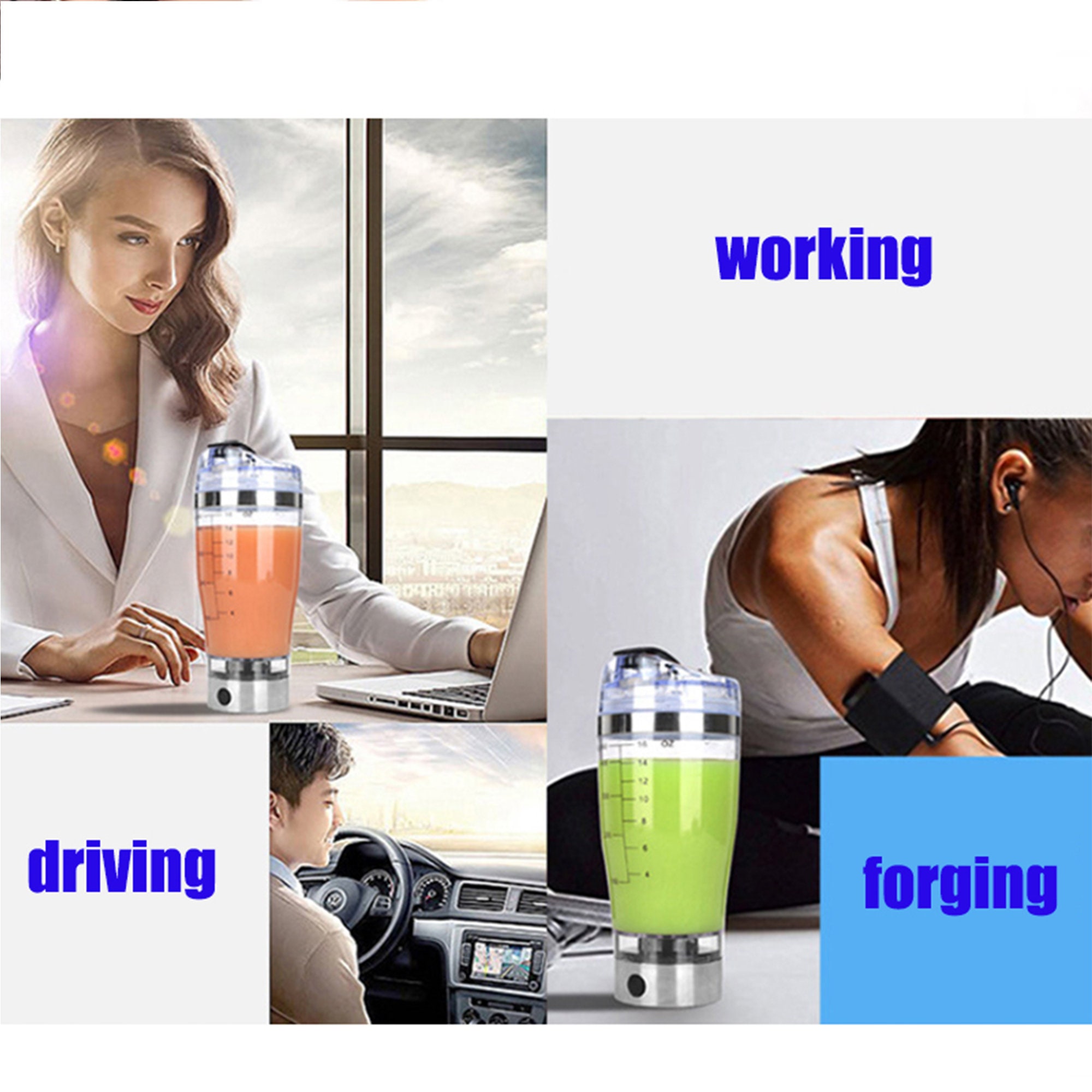 Personal Order 450ML Portable Protein Shaker Bottle Automatic | Etsy