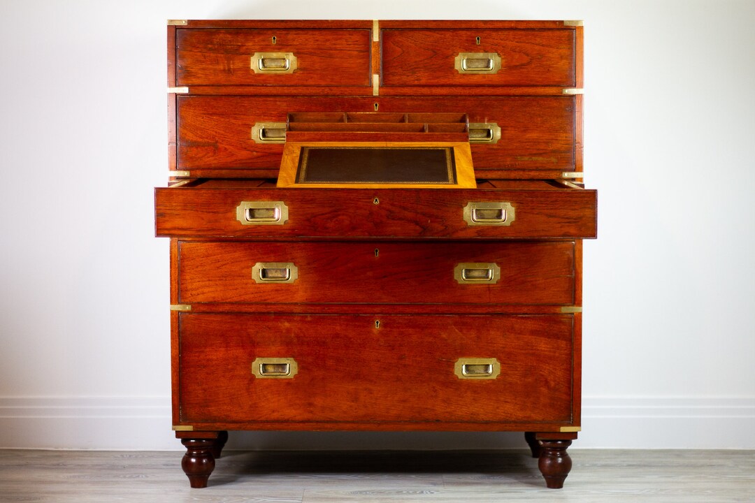 Teak Cavalry Campaign Chest Army & Navy C.S.L - Etsy UK
