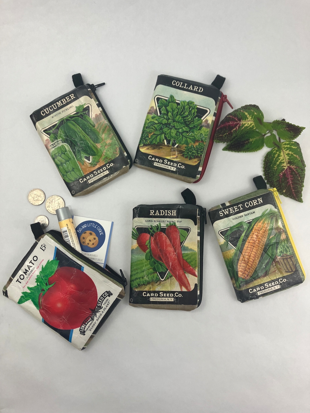 Vintage Card Seed Company Vegetable Seed Packet Zippered Coin Purse - Etsy