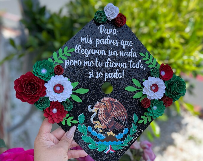Mexico Graduation Cap Topper Grad Cap Custom Grad Cap - Etsy