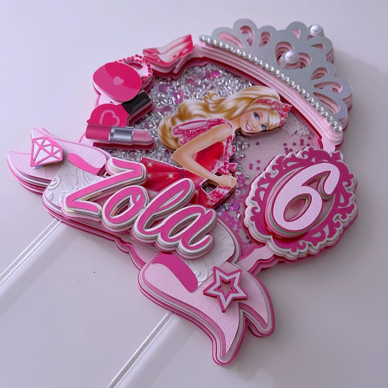 Barbie Cake Toppers - Etsy
