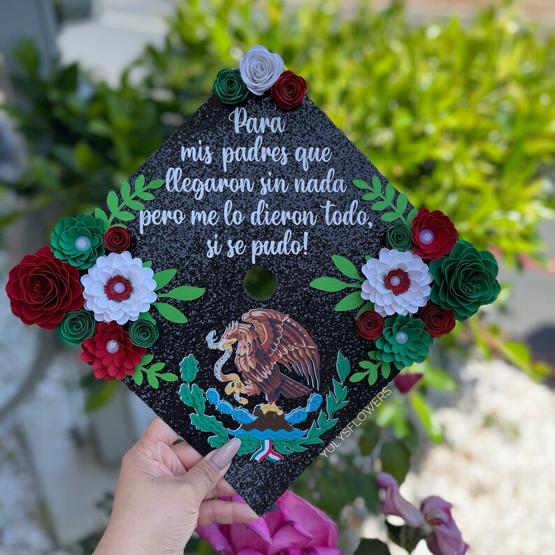 Mexico Graduation Cap Topper | Grad Cap Custom | Grad Cap Design ...