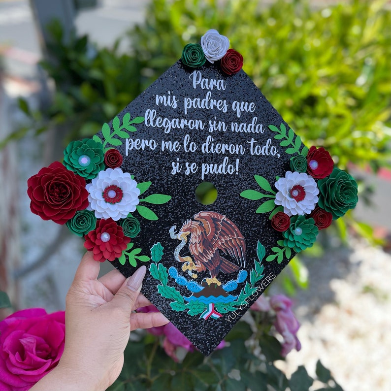 Mexico Graduation Cap Topper | Grad Cap Custom | Grad Cap Design ...