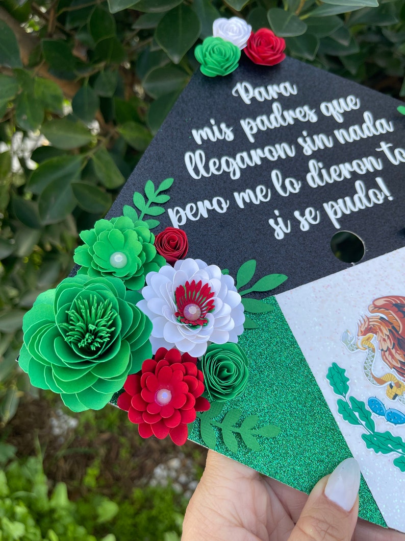 Mexico Graduation Cap Topper Custom Personalized Mexican - Etsy