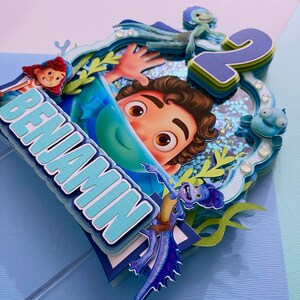 Luca Cake Topper, Luca Topper, Luca Birthday, Luca Birthday Decoration ...