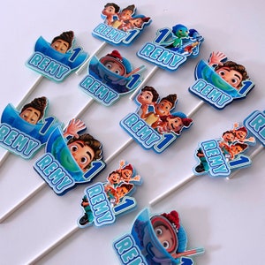 Luca Cupcake Toppers, Luca Theme Toppers, Luca Cake, Luca Birthday ...