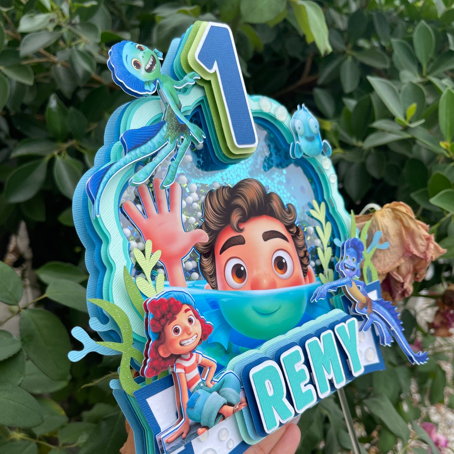 Luca Cake Topper Luca Topper Luca Birthday Luca Birthday - Etsy