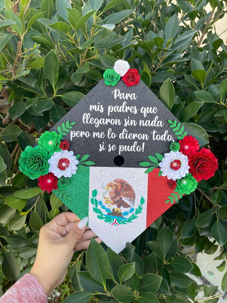 Mexico Graduation Cap Topper Custom Personalized Mexican - Etsy