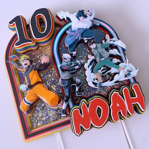 Anime Cake Topper, Naruto Cake Topper, Naruto Party, Naruto Birthday ...
