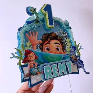 Luca Cake Topper, Luca Topper, Luca Birthday, Luca Birthday Decoration ...